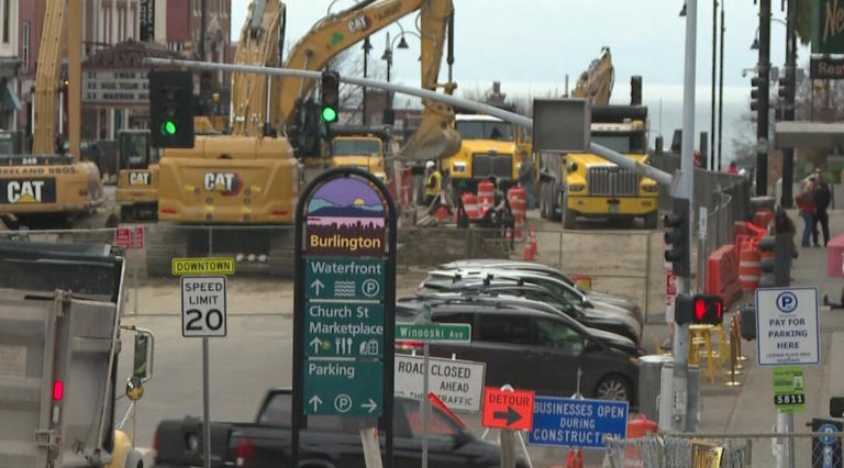 Burlington businesses concerned construction will upend holiday shopping