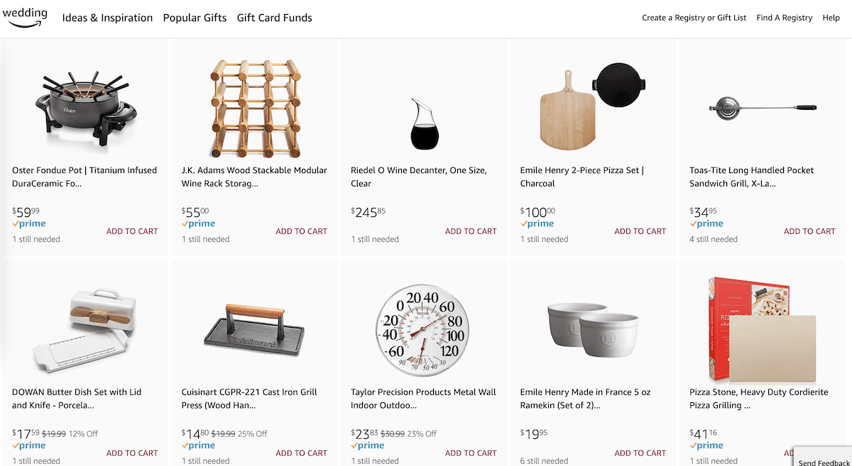 How to Find a Registry on Amazon