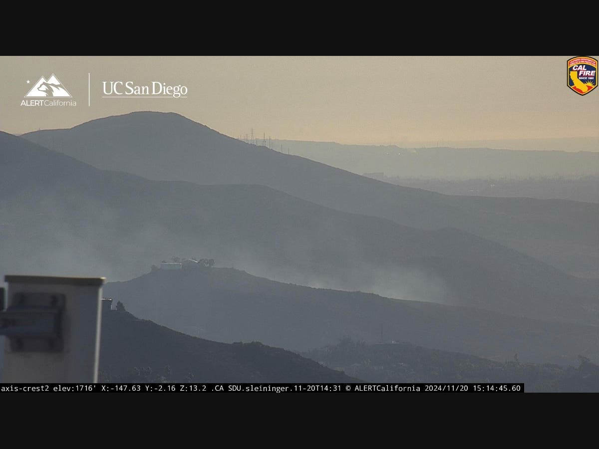Brush Fire Prompts Evacuation Order, Warning In East County Brush Fire Prompts Evacuation Order, Warning In East County