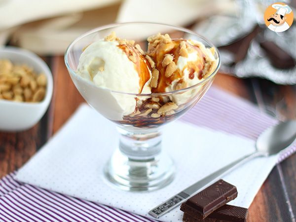 Sundae, a recipe without ice cream maker!