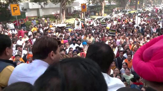 Delhi BJP stages massive protest outside Arvind Kejriwal’s residence ... Delhi BJP stages massive protest outside Arvind Kejriwal’s residence ...