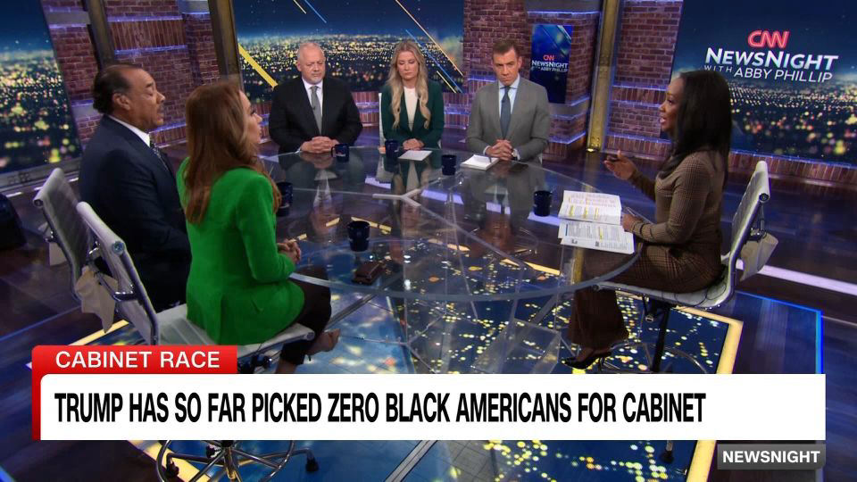 Trump has yet to nominate any Black Americans to his Cabinet Trump has yet to nominate any Black Americans to his Cabinet