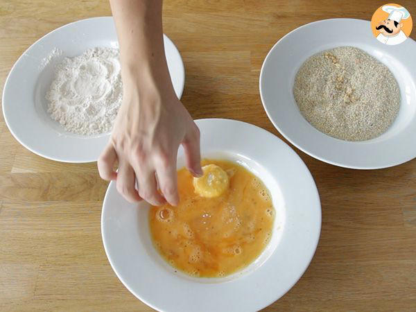 Breaded Babybel cheese wheels - video recipe!