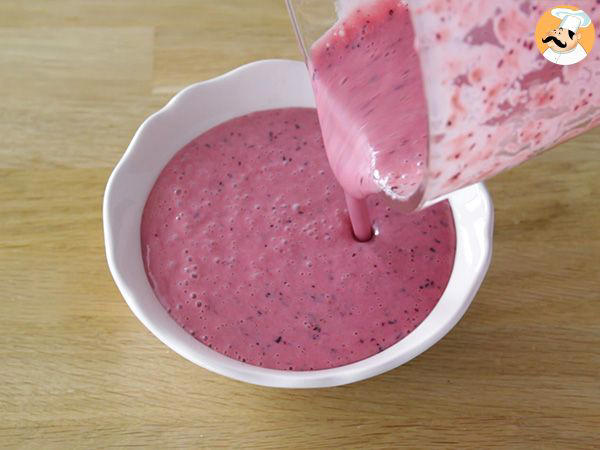 Smoothie bowl de frutos rojos