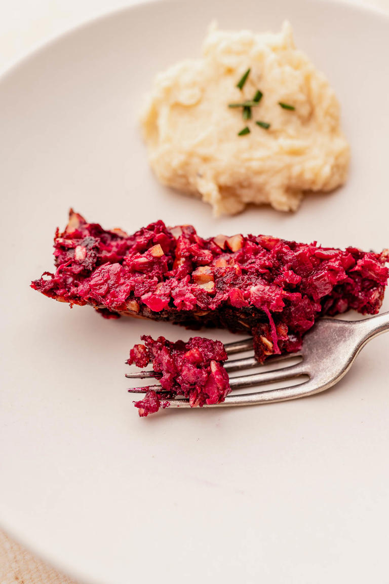 Easy Beet and Walnut Vegetarian Roast Recipe
