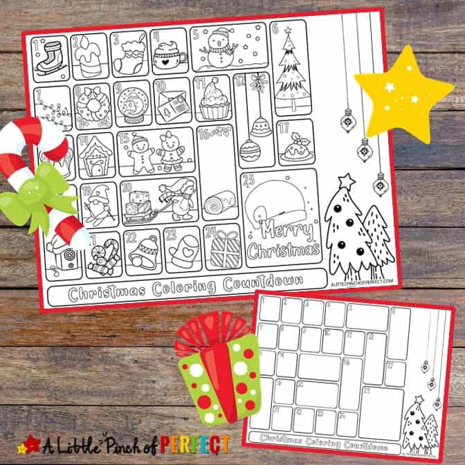 Easy Christmas Countdown Crafts for Kids