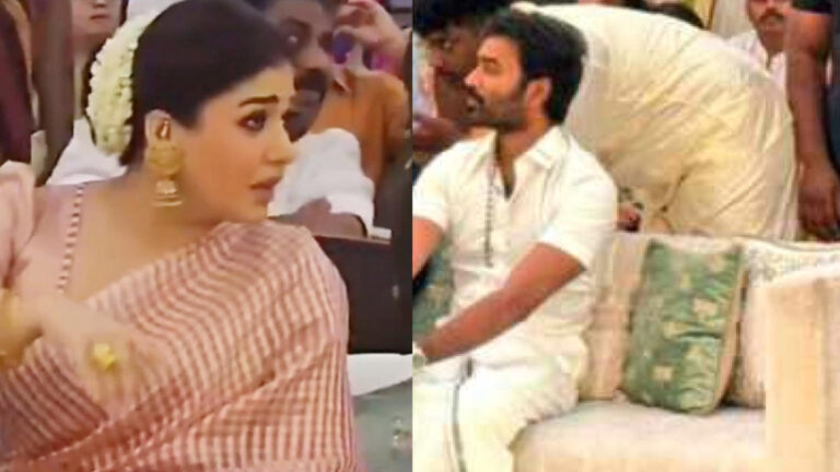 Dhanush and Nayanthara ignore each other at producer Aakash Baskaran’s ... Dhanush and Nayanthara ignore each other at producer Aakash Baskaran’s ...