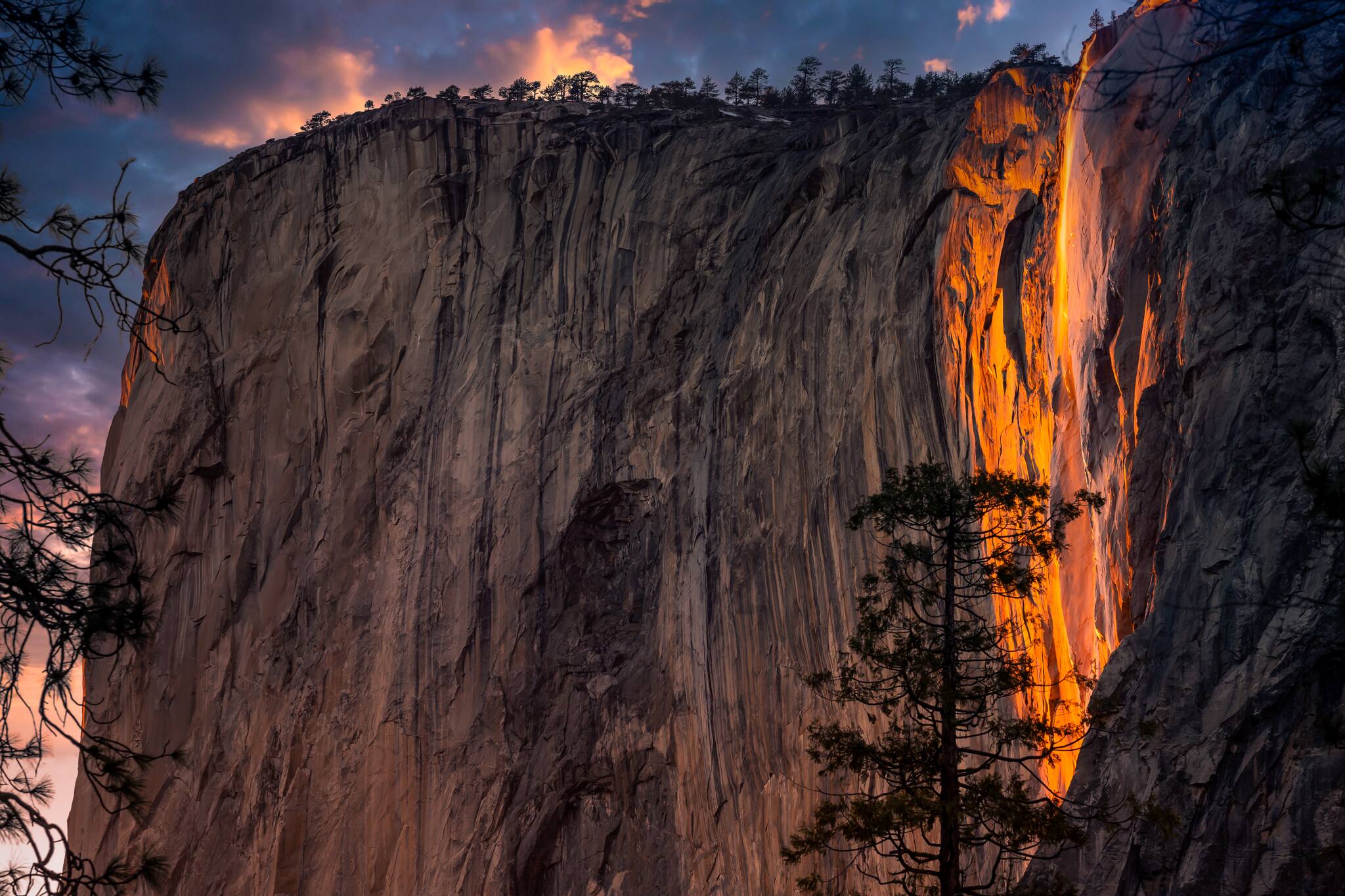 Horsetail Fall im Yosemite-Nationalpark – Wann glüht der ...