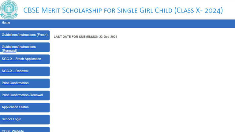 CBSE Single Girl Child Scholarship 2024: Registration Begins at cbse ... CBSE Single Girl Child Scholarship 2024: Registration Begins at cbse ...