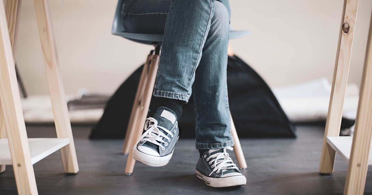 Leg position while seated can reveal personality traits