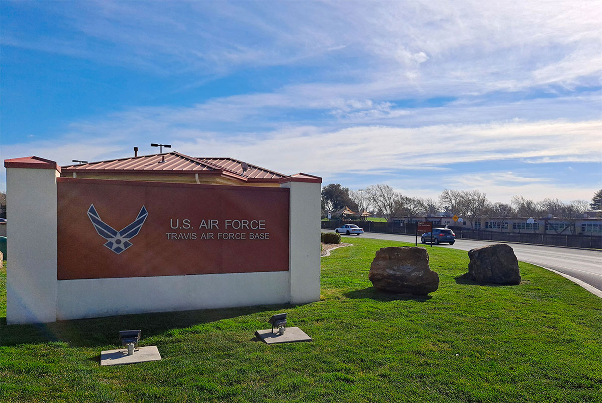 Dozens arrested as peaceful Gaza protest blocks entrances to Travis Air ...