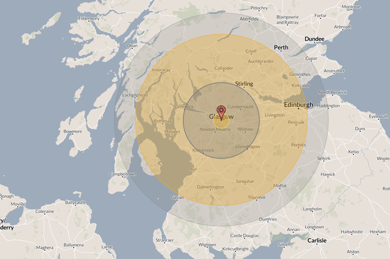 Horror WW3 nuke map shows you exact UK cities that will targeted by Putin missiles