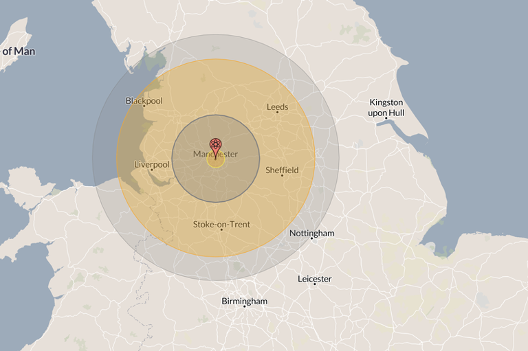 Horror WW3 nuke map shows you exact UK cities that will targeted by ...