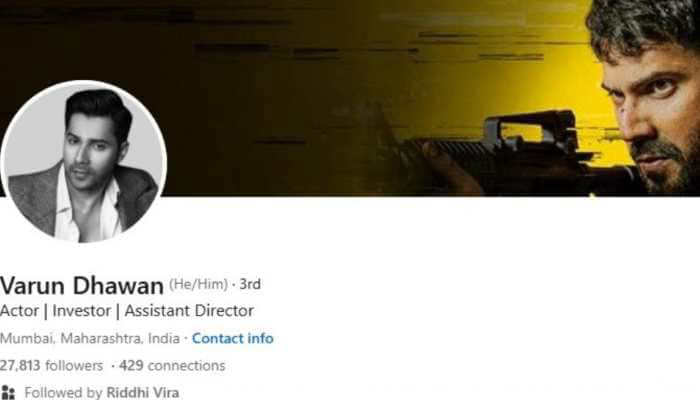 Varun Dhawan Makes His LinkedIn Debut, Labels First Post As Varun Dhawan Makes His LinkedIn Debut, Labels First Post As