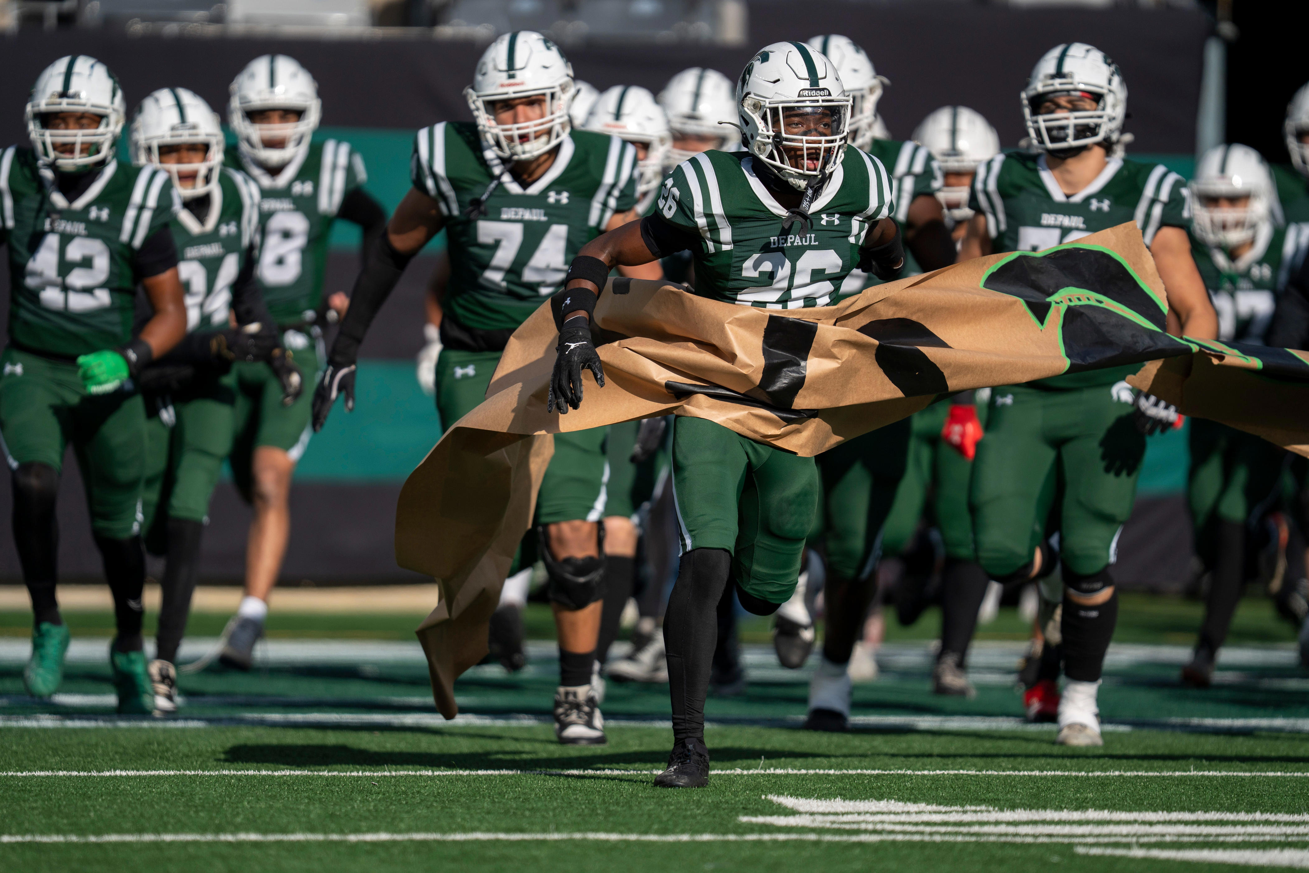 DePaul football stands tall on defense, beats Pope John in state ...