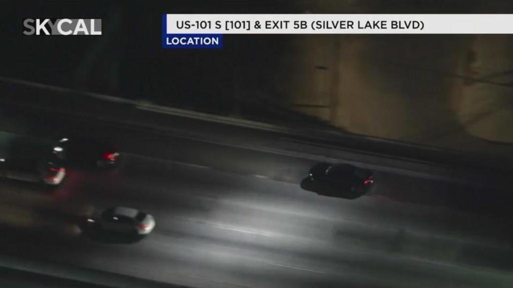 Police in pursuit of a possible stolen vehicle suspect Police in pursuit of a possible stolen vehicle suspect