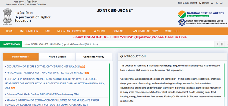 CSIR UGC NET 2024 December Registration Window Closes Tomorrow At ... CSIR UGC NET 2024 December Registration Window Closes Tomorrow At ...