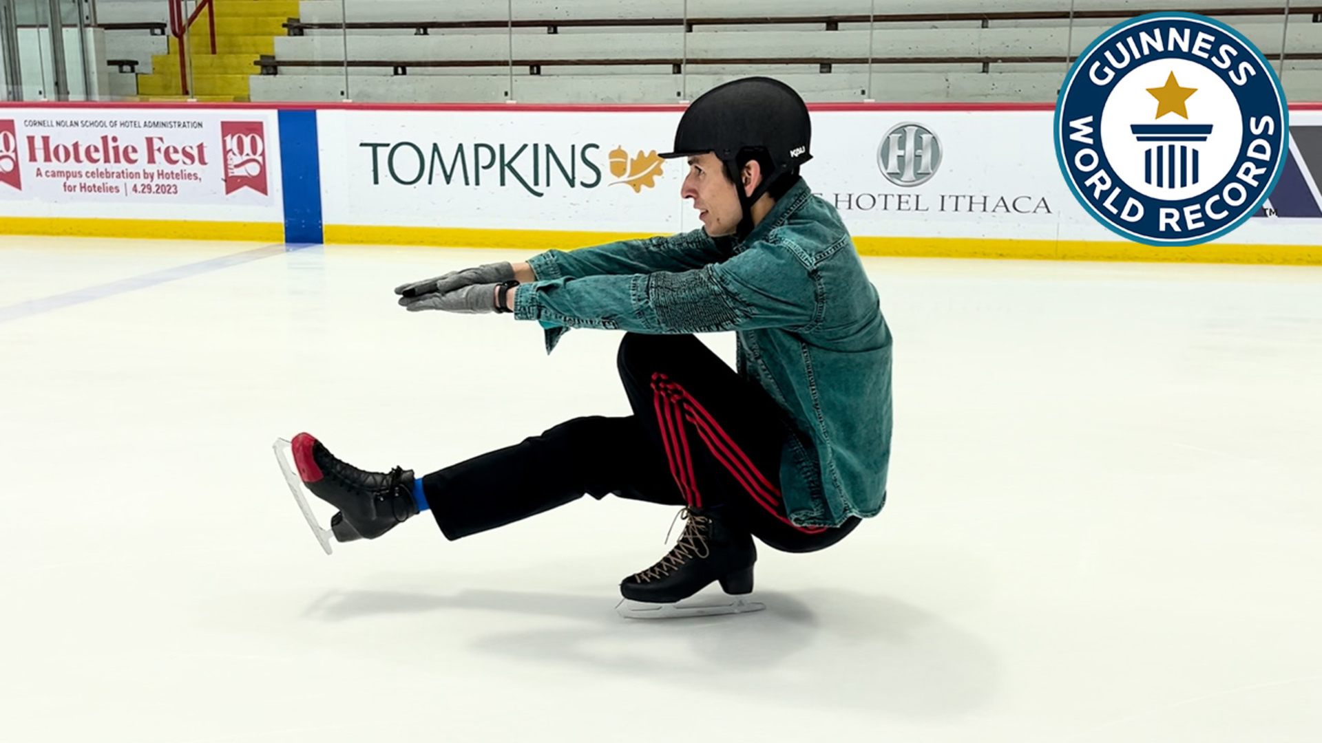 Orion's record-breaking ice skating teapot, longest ever