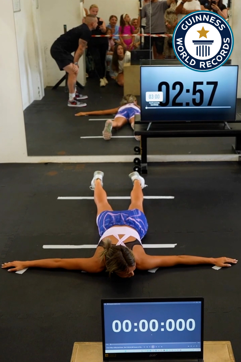 Breaking the Guinness World Records title for burpees