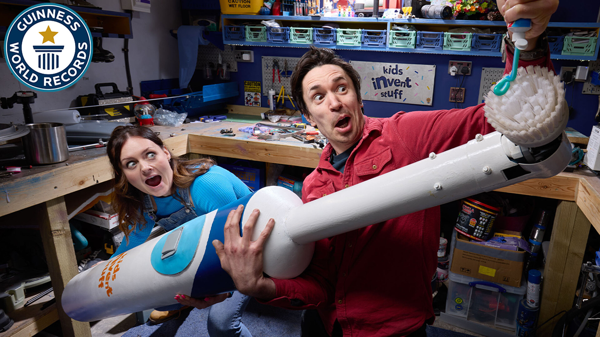 World’s largest electric toothbrush, a kid's invention brought to life