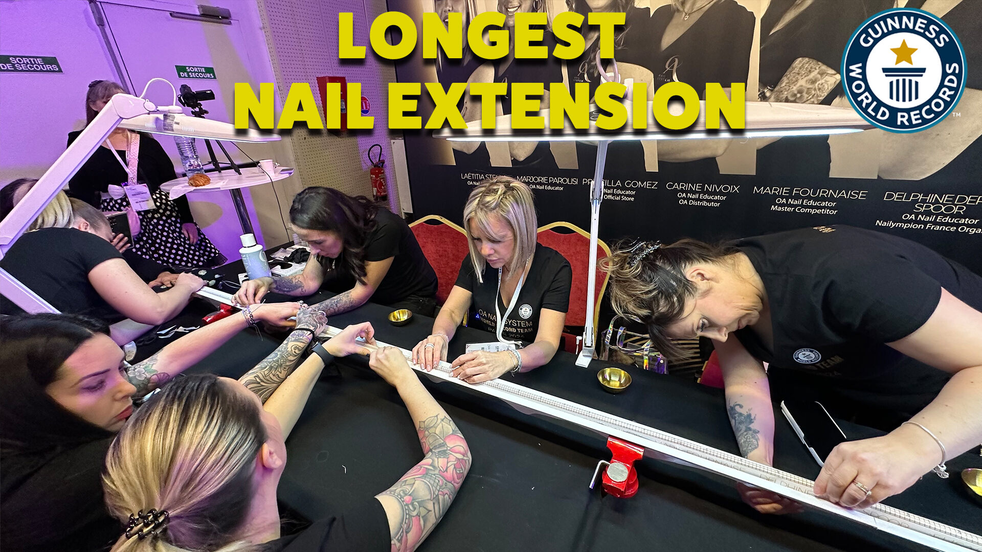 OA Nail System sets record for longest nail extension at 3.23 meters