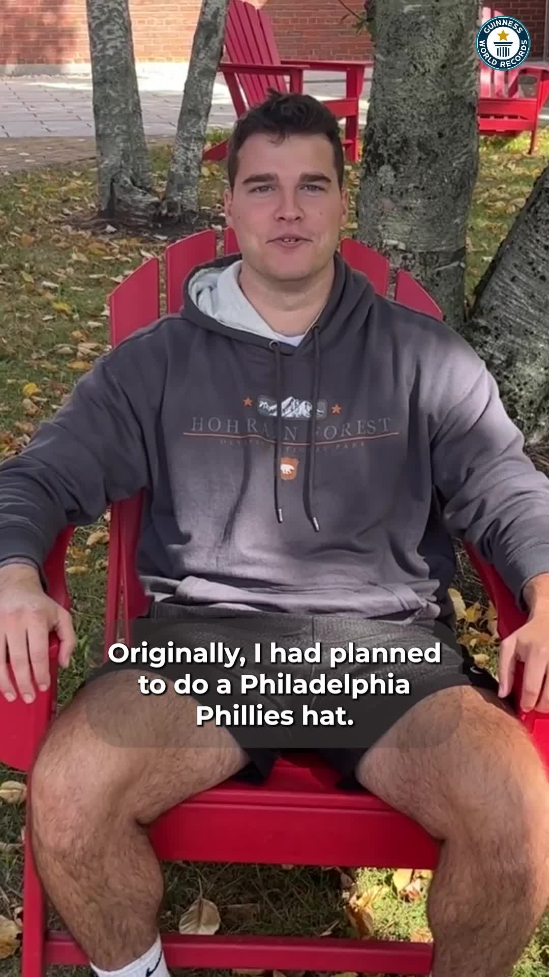 Josh Kiser’s record-breaking tallest hat, a 17-foot marvel