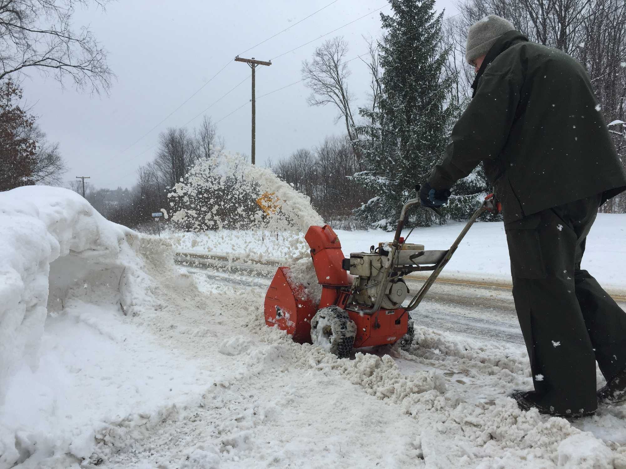 What is a snow squall and why should you exercise extreme caution?