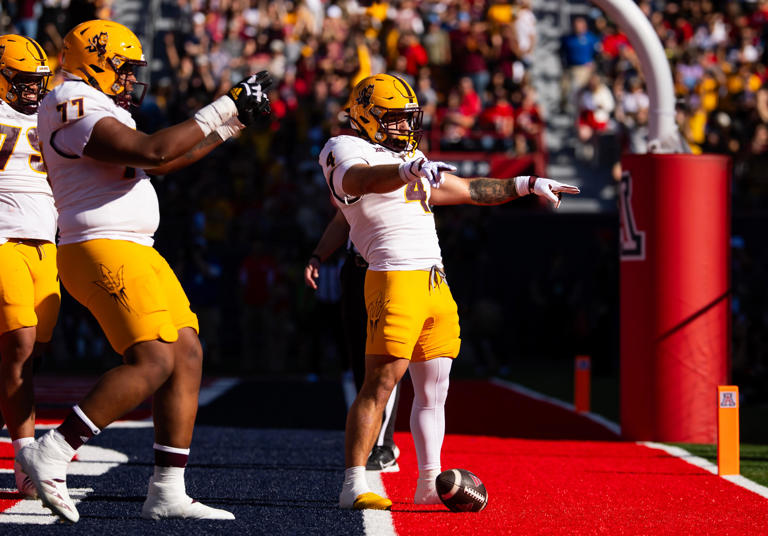 Arizona State football routs Arizona in Territorial Cup, makes Big 12 ...