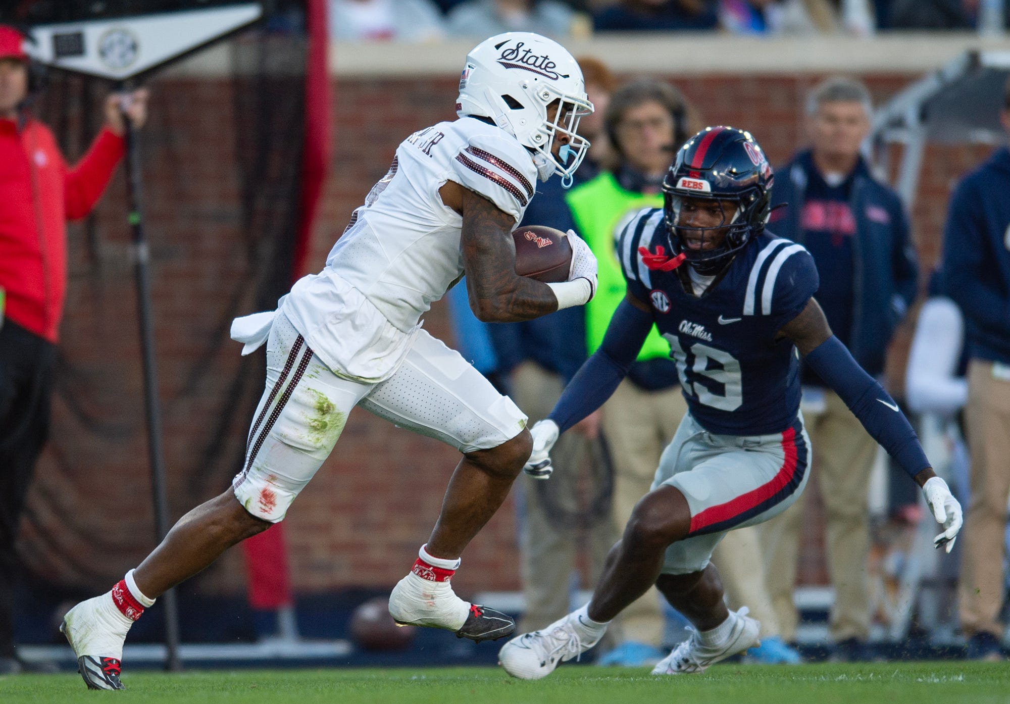 Kevin Coleman Jr., Mississippi State football's leading wide receiver ...