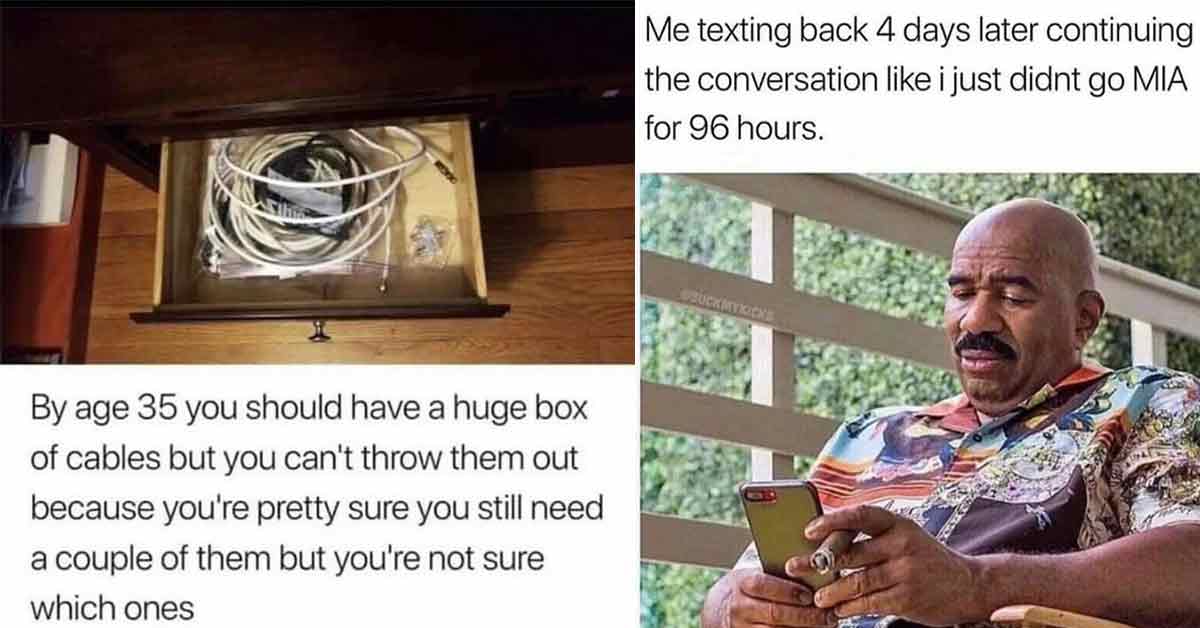 26 Relatable Memes For People Over 30