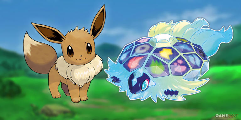 Pokemon Fusion Fan Art Combines Eevee And Terapagos