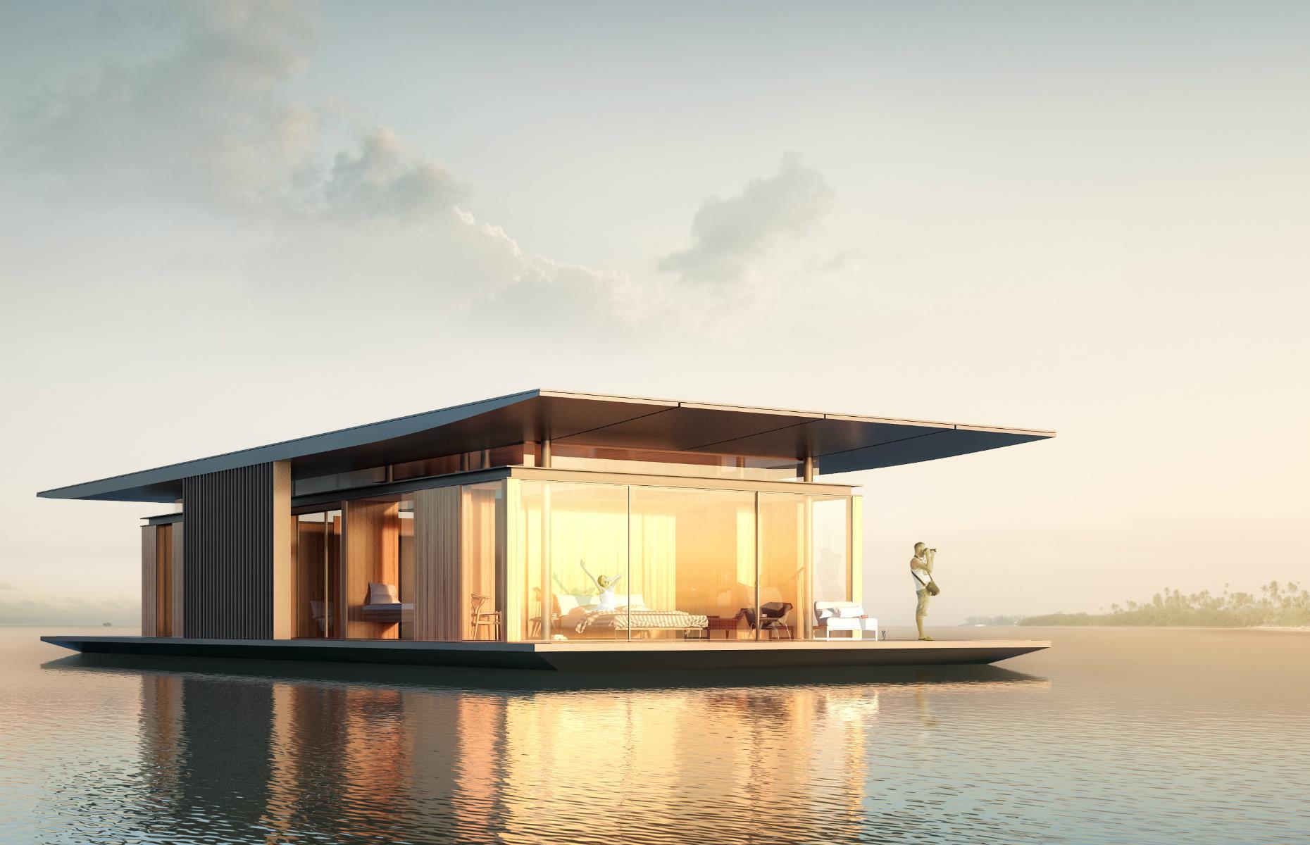 11 beautiful floating homes for relaxed living on water