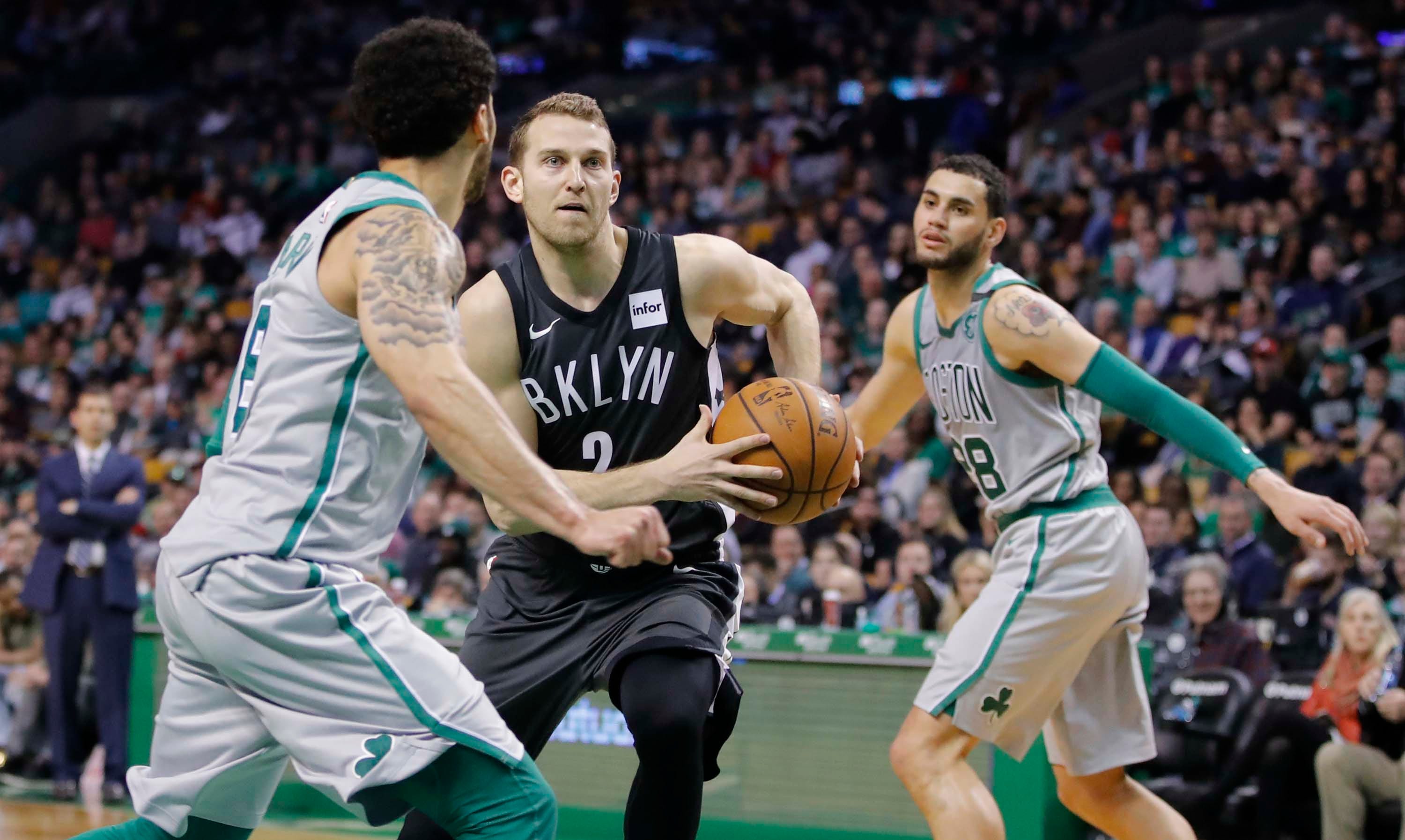 Brooklyn Nets jersey history No. 2 - Nik Stauskas (2017-18)
