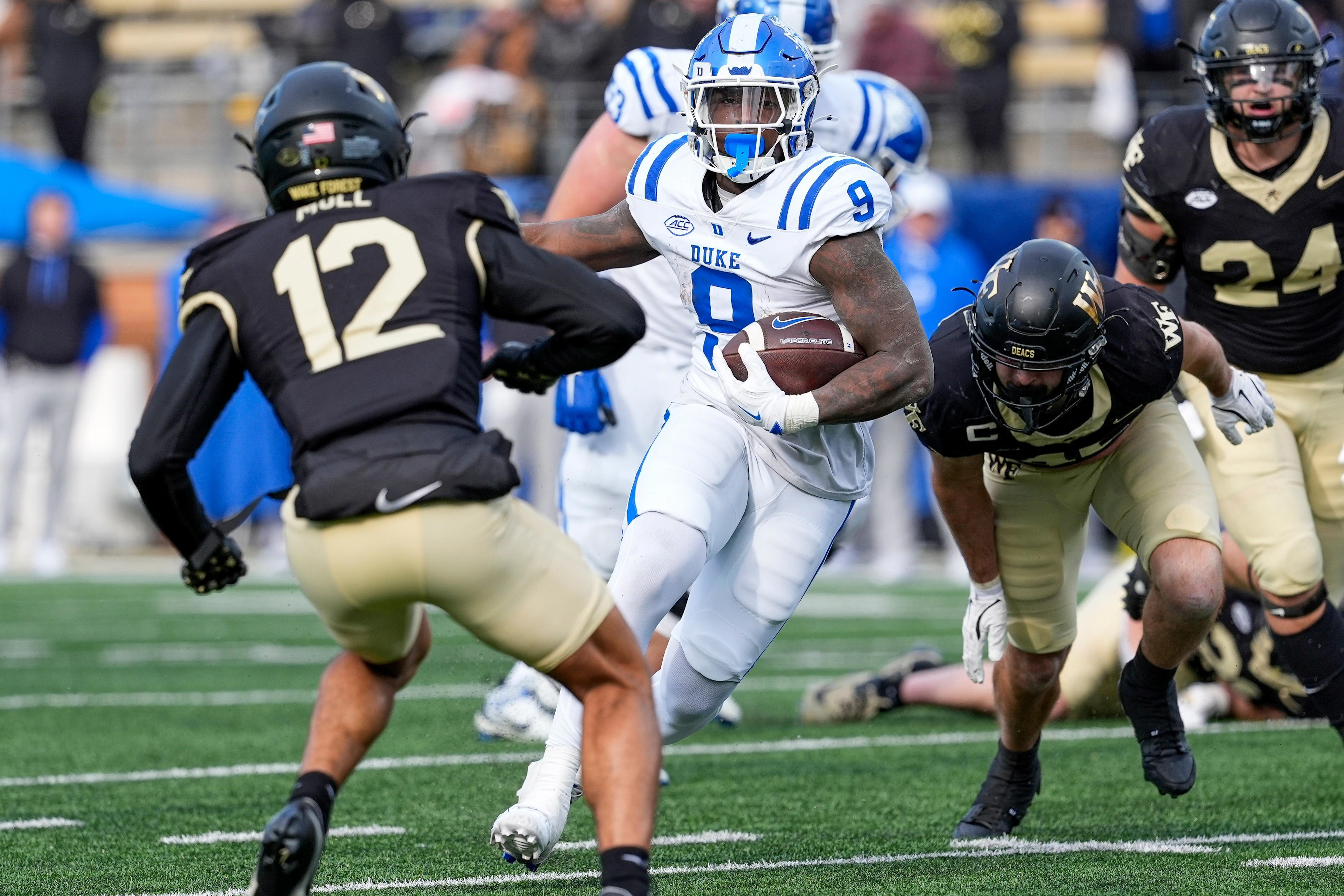Duke football looks to improve run game after struggles in 2024