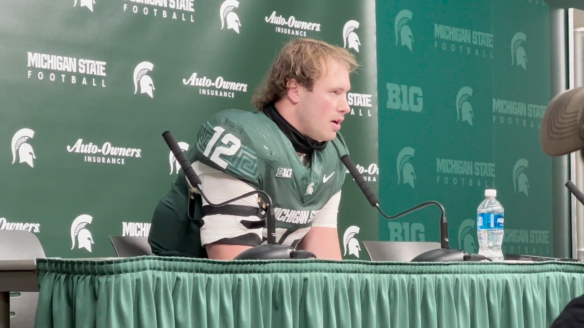 Michigan State Spartans Football TE Jack Velling Speaks After Loss to ...