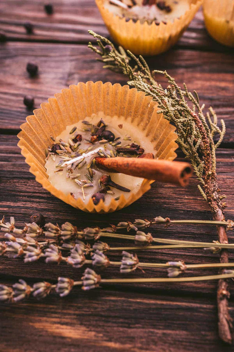 DIY Scented Beeswax Fire Starters