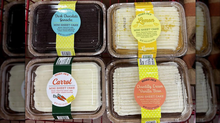 The Simply Beautiful Way To Transform Trader Joe's Mini Sheet Cakes