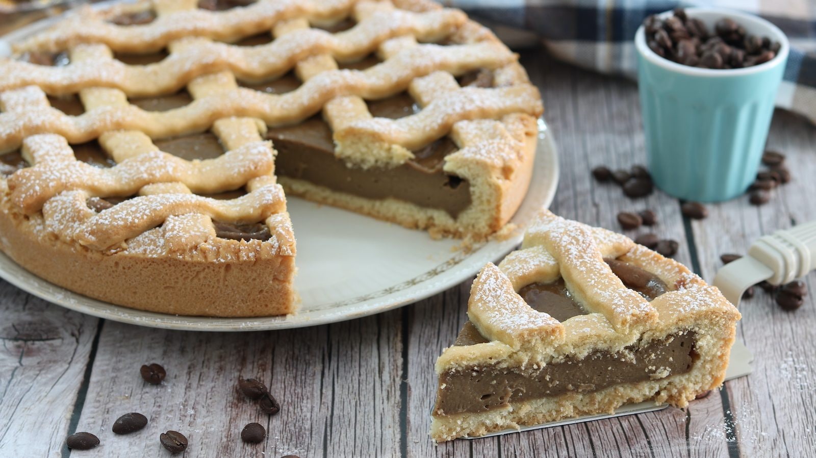 Crostata al caffè: la ricetta del dolce friabile dal ripieno cremoso e ...