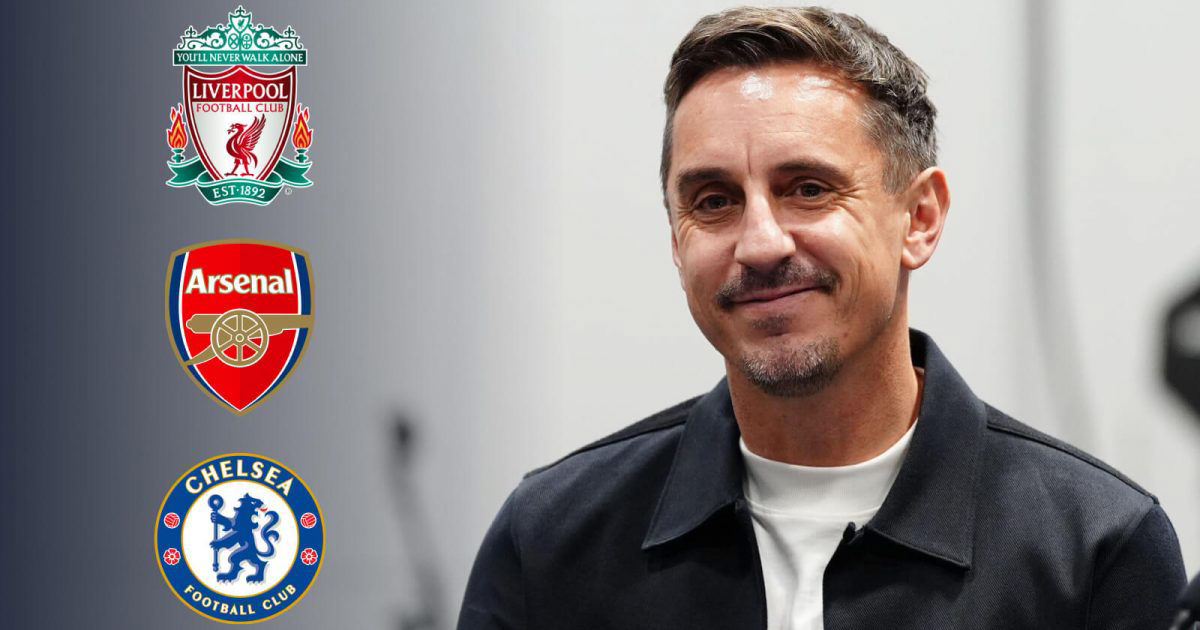‘It’s going to be Arsenal’ – Gary Neville explains why Chelsea aren’t ... ‘It’s going to be Arsenal’ – Gary Neville explains why Chelsea aren’t ...