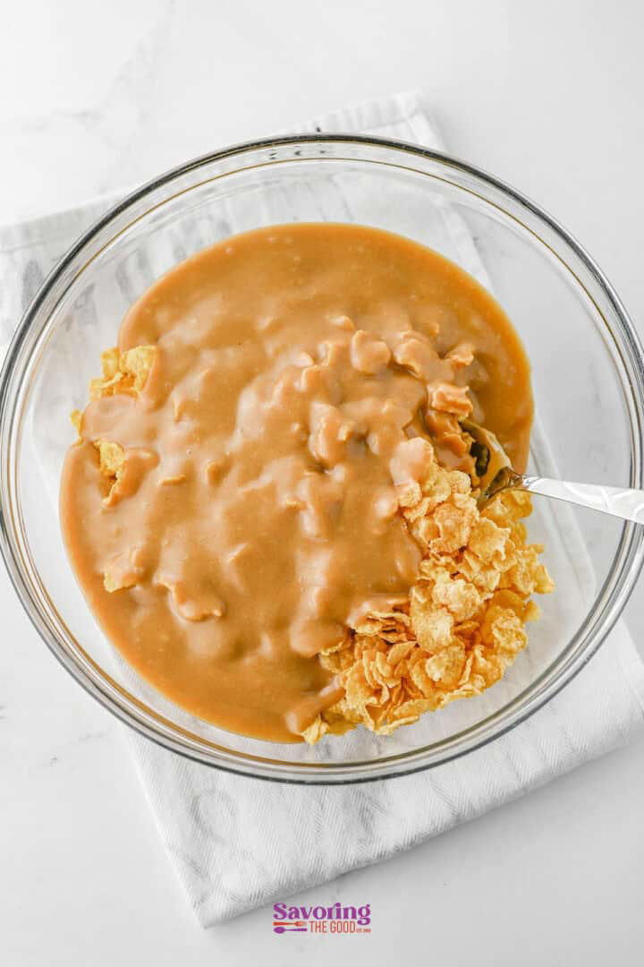 Cornflake Candy Recipe (Peanut Butter Corn Flake Candy)