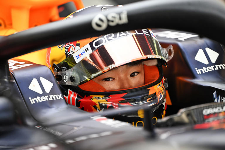Tsunoda corre por primera vez con Red Bull