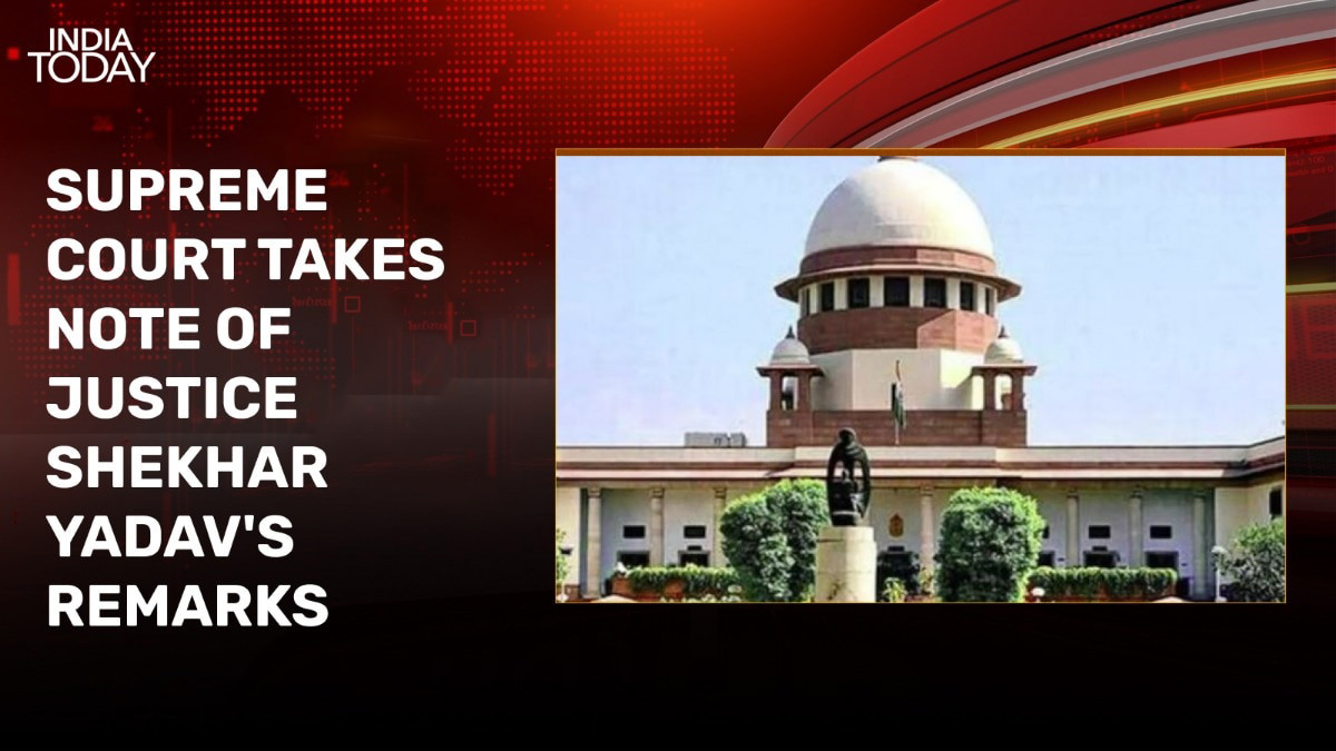 Supreme Court takes note of Allahabad High Court judge's controversial ... Supreme Court takes note of Allahabad High Court judge's controversial ...