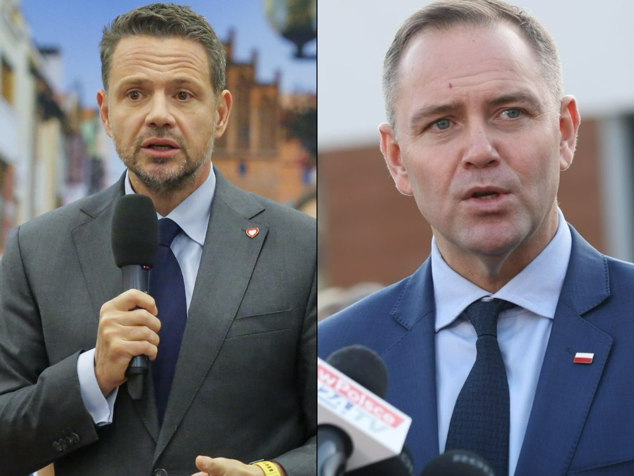 Trzaskowski i Nawrocki zyskują, Mentzen przed Hołownią. Nowy sondaż