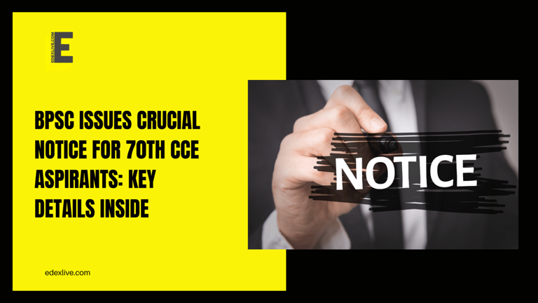 BPSC issues crucial notice for 70th CCE aspirants: Key details inside BPSC issues crucial notice for 70th CCE aspirants: Key details inside
