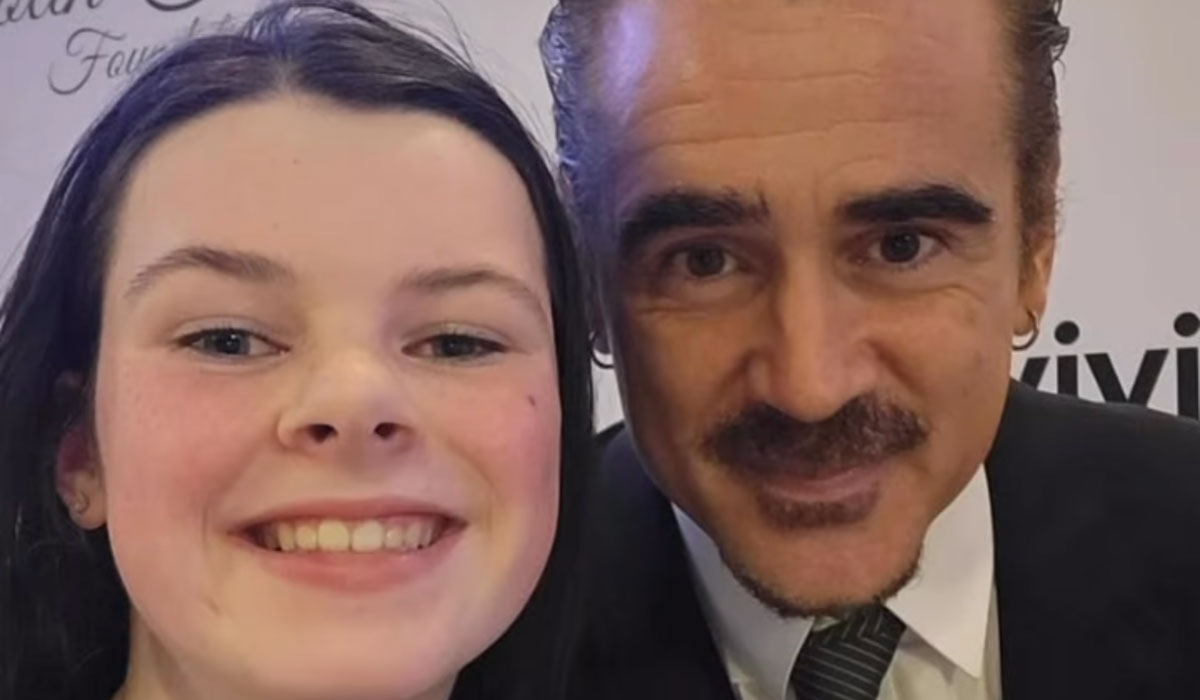 Teen autism activist 'honoured' to speak at Colin Farrell's gala