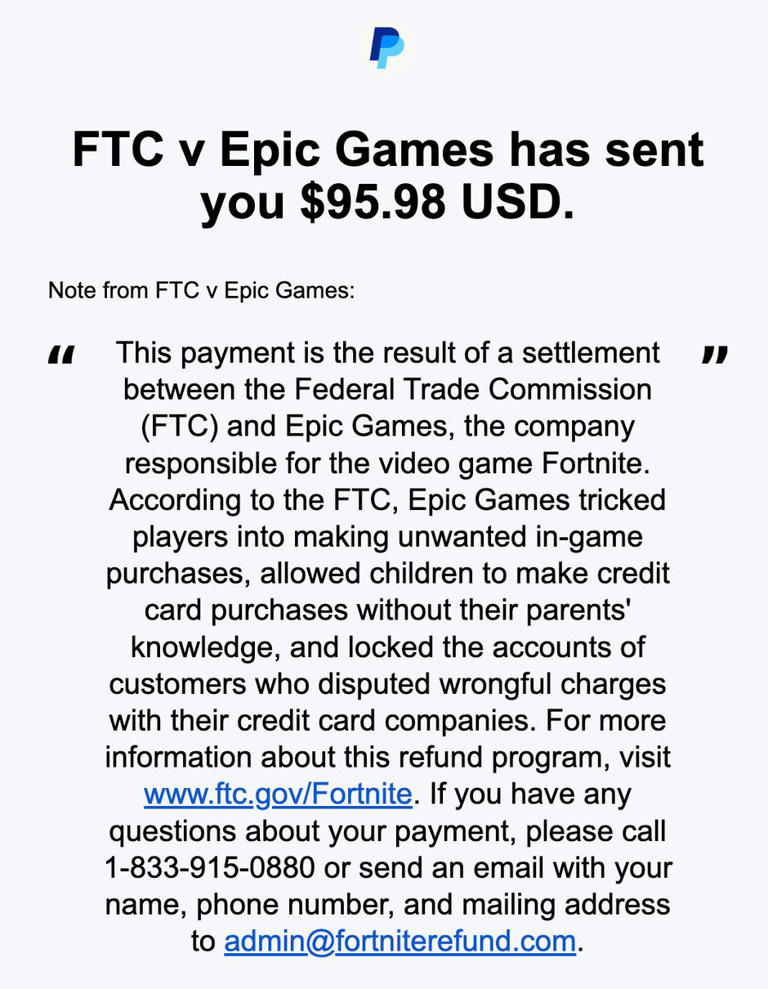 You Still Have a Month to Claim Your Share of Fortnite's $275 Million Settlement