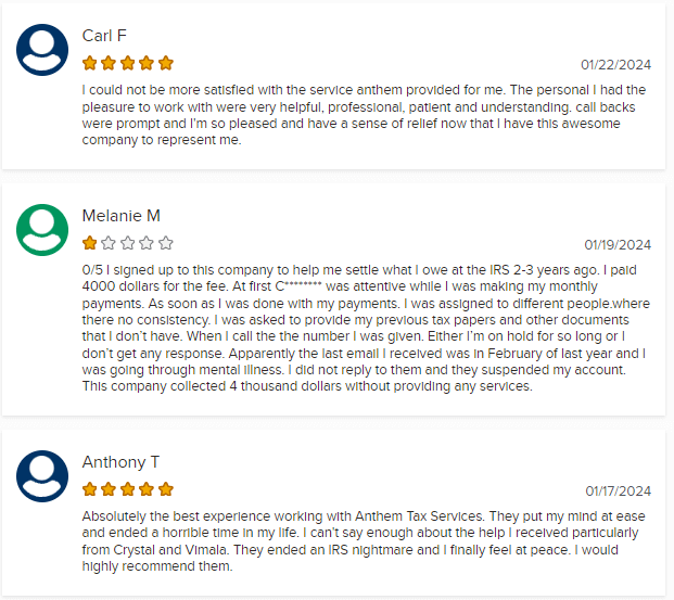 What’s the best tax relief company now? Read reviews of 14 companies