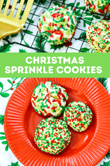 Easy Christmas Sprinkle Cookies