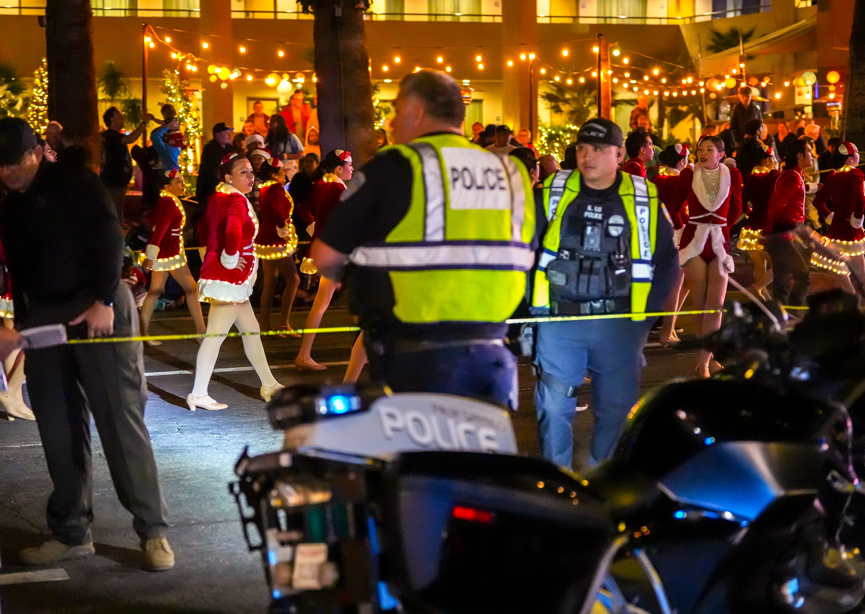 Video: Car crash in Palm Springs sends plume of water into air