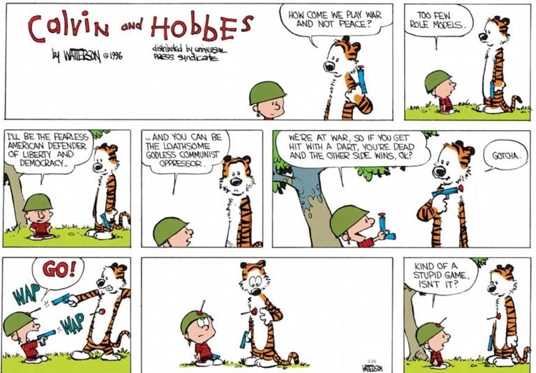 10 Calvin and Hobbes Comics That Say A Lot About Society